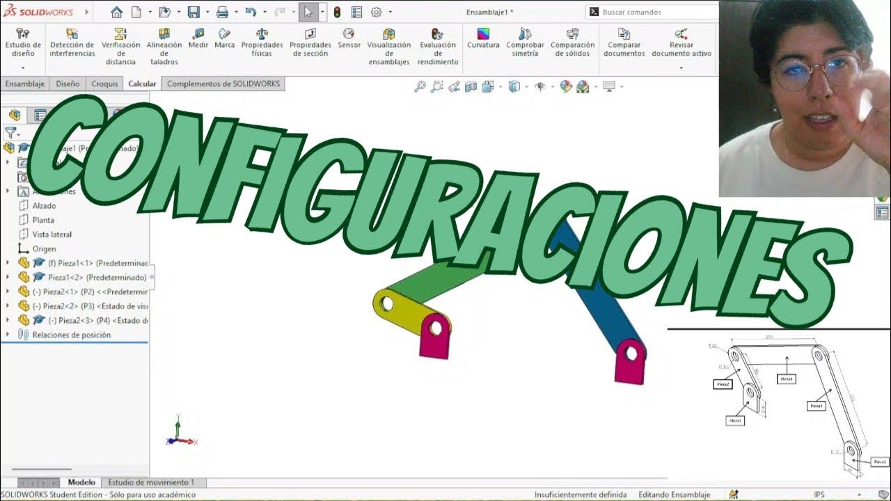 🔧 CONFIGURACIONES en SolidWorks: Ahorra tiempo y mejora tus diseños | Aprende CAD XD - YouTube