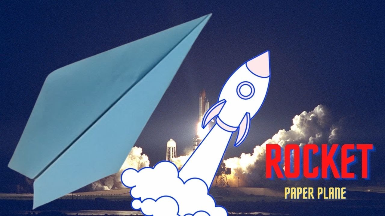 How to Make a Rocket Paper Plane? / Tips for Making Paper Planes - YouTube