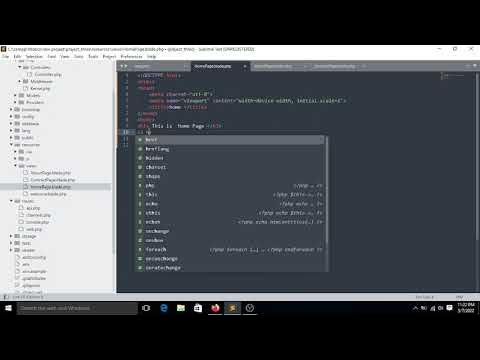 Laravel tutorial in bangla routing with href - YouTube