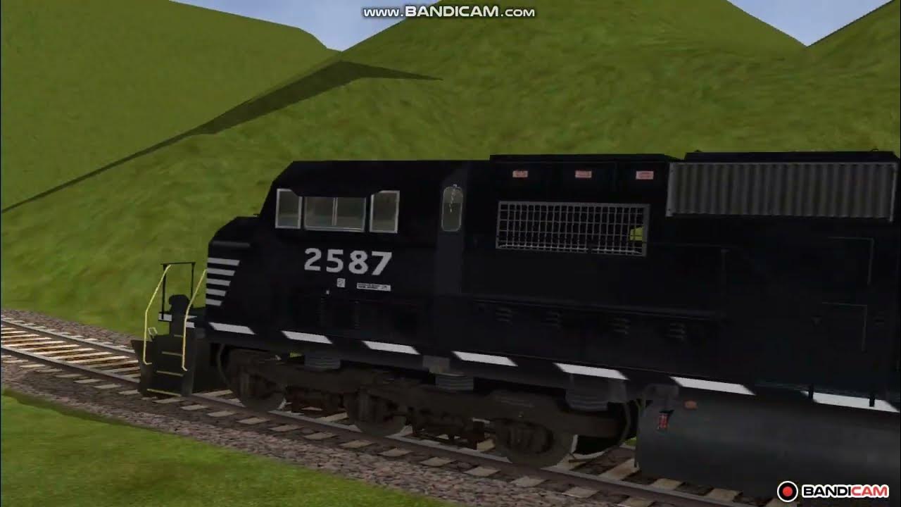 NS 2587 and NS 2588 leading NS327. - YouTube