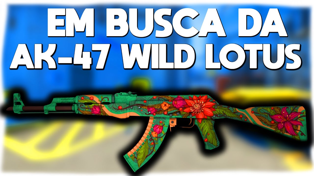 TENTEI GANHAR uma AK-47 WILD LOTUS | CONSEGUI? CSGO.NET CASE OPENING ...