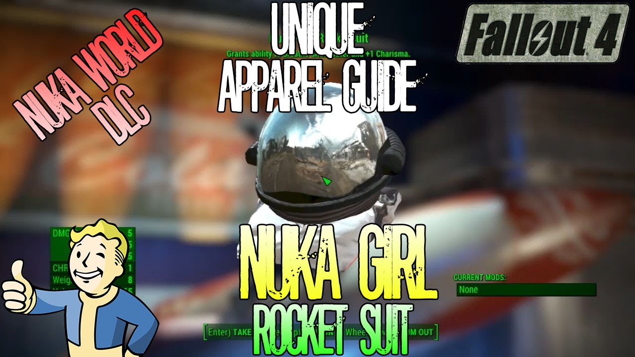 Fallout 4 | Nuka Girl Rocket Suit | Unique Rare Apparel | Location ...