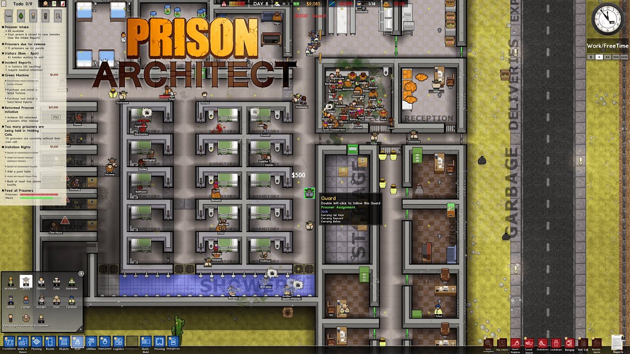 Prison Architect | Sandbox Gameplay: EP03 - Trying To Control The Chaos - YouTube