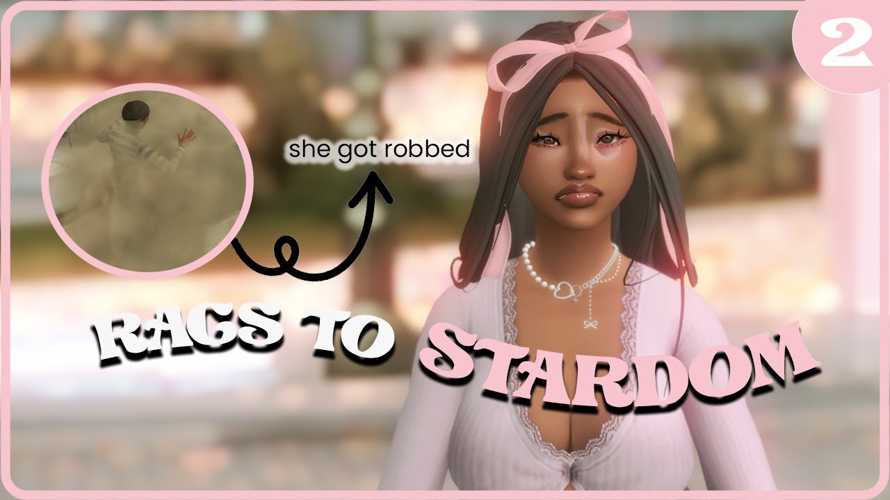 Fighting a burglar and hooking up with the neighbors | sims 4: rags to ...