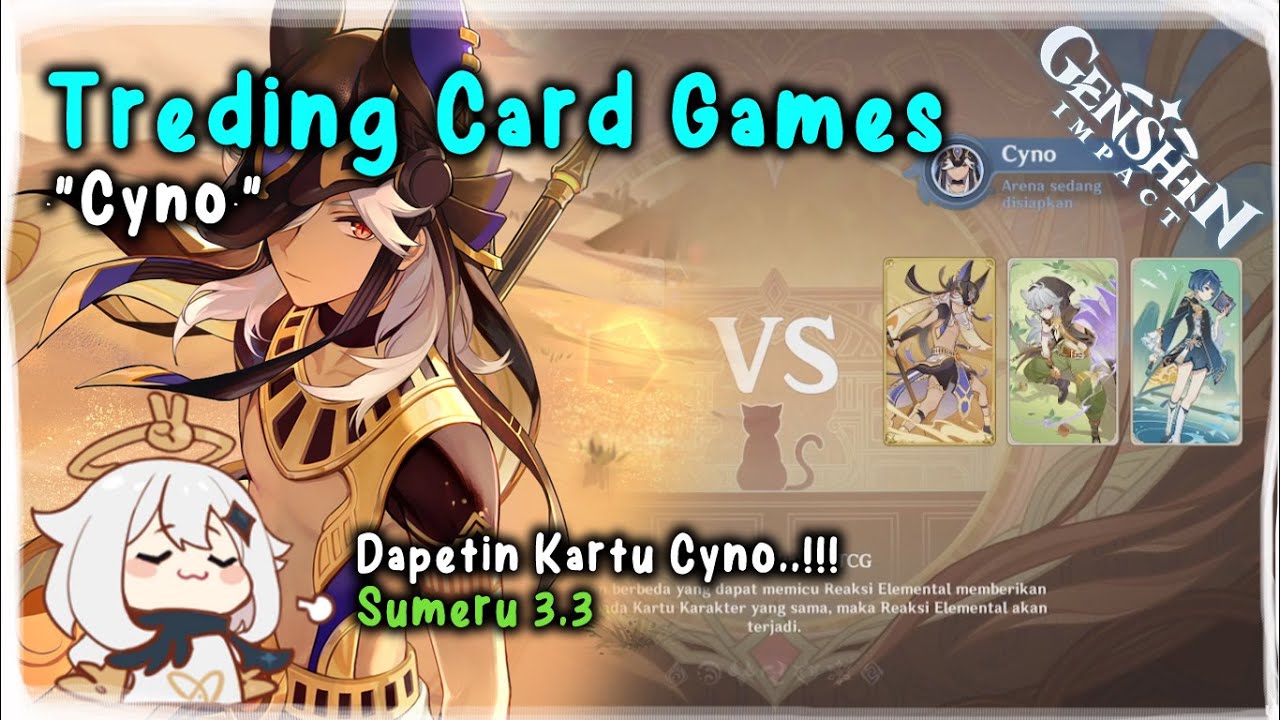 Cara Mendapatkan Kartu Cyno di TCG "Treding Card Games"...!! | Genshin ...