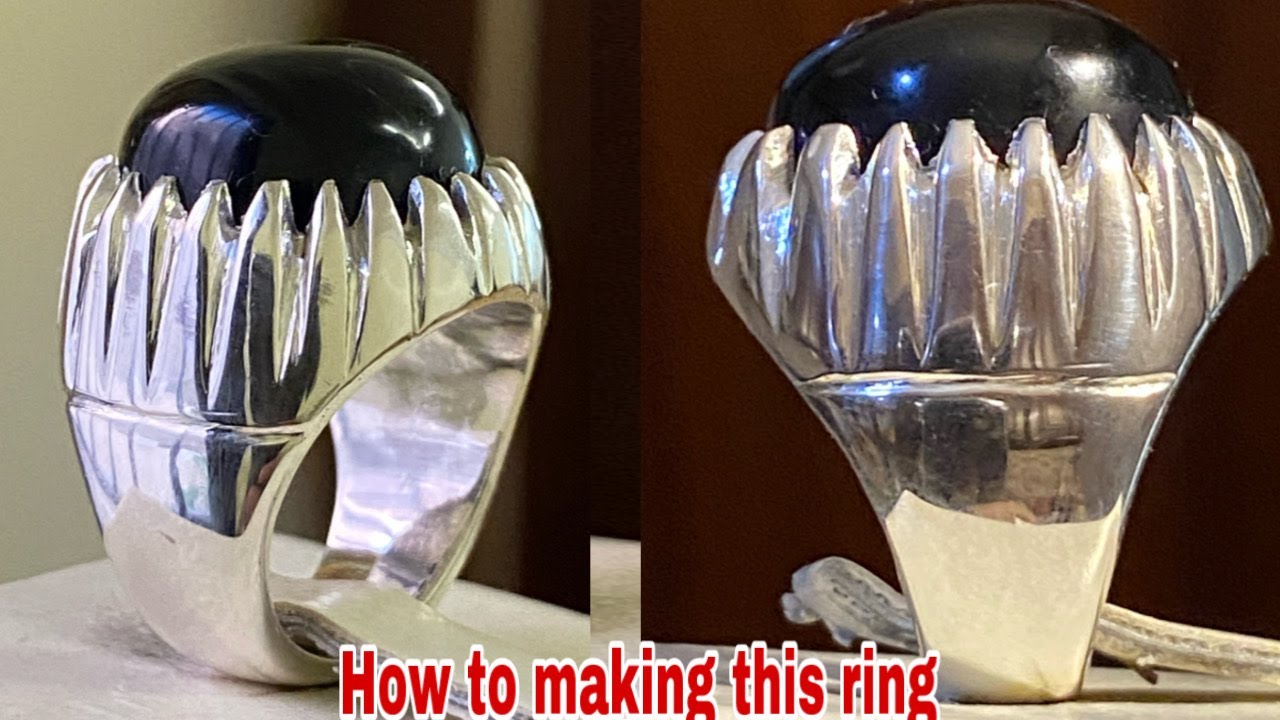 How to making this ring silver ring video watch - YouTube
