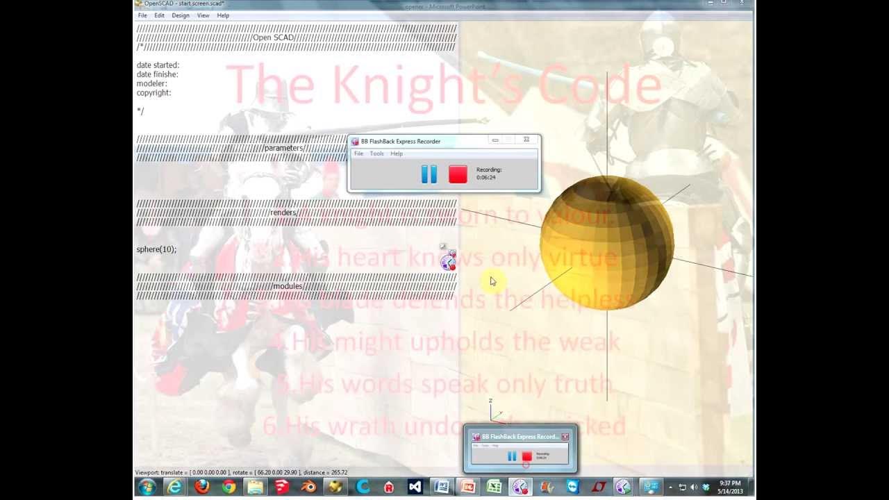 basic shapes in OpenSCAD - YouTube