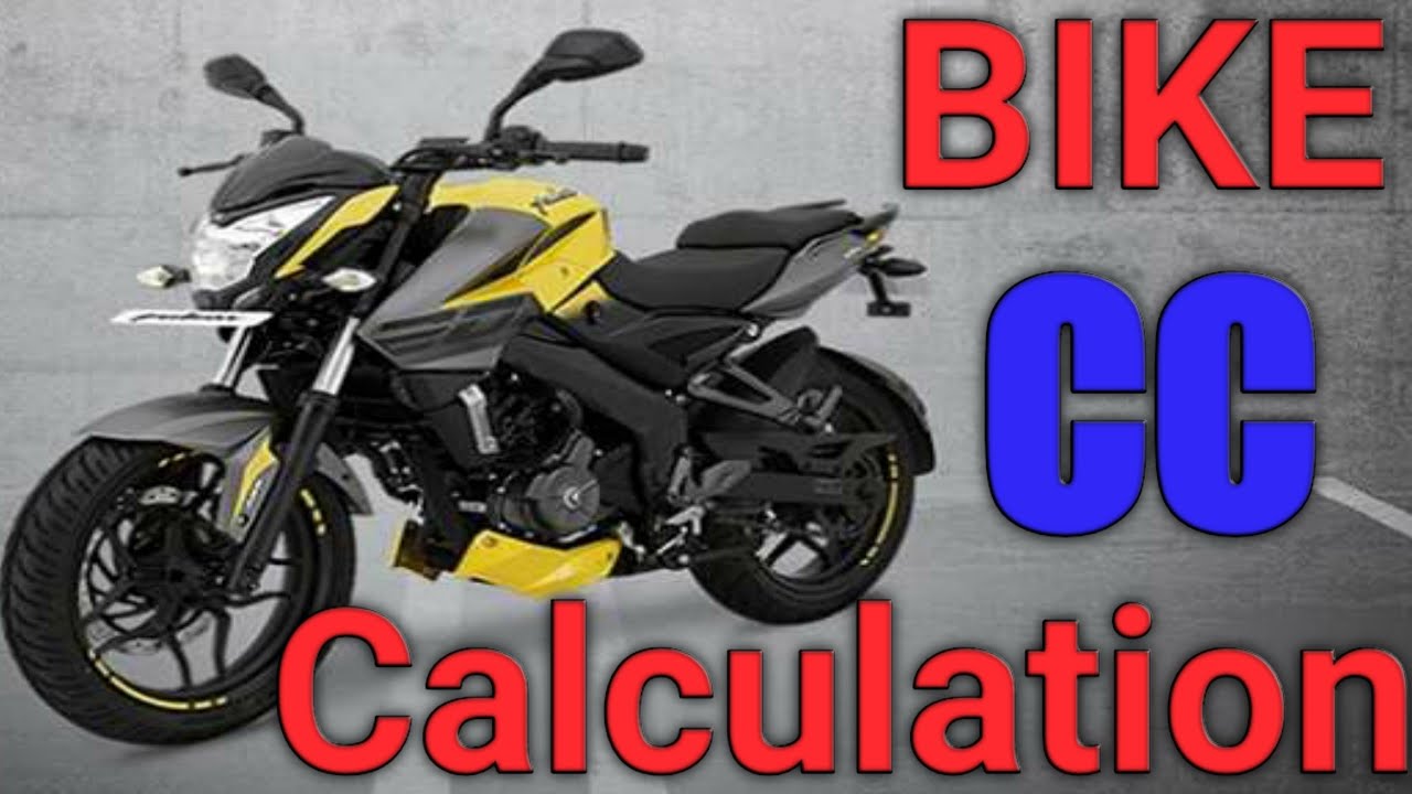 Bike cc value calculation - YouTube