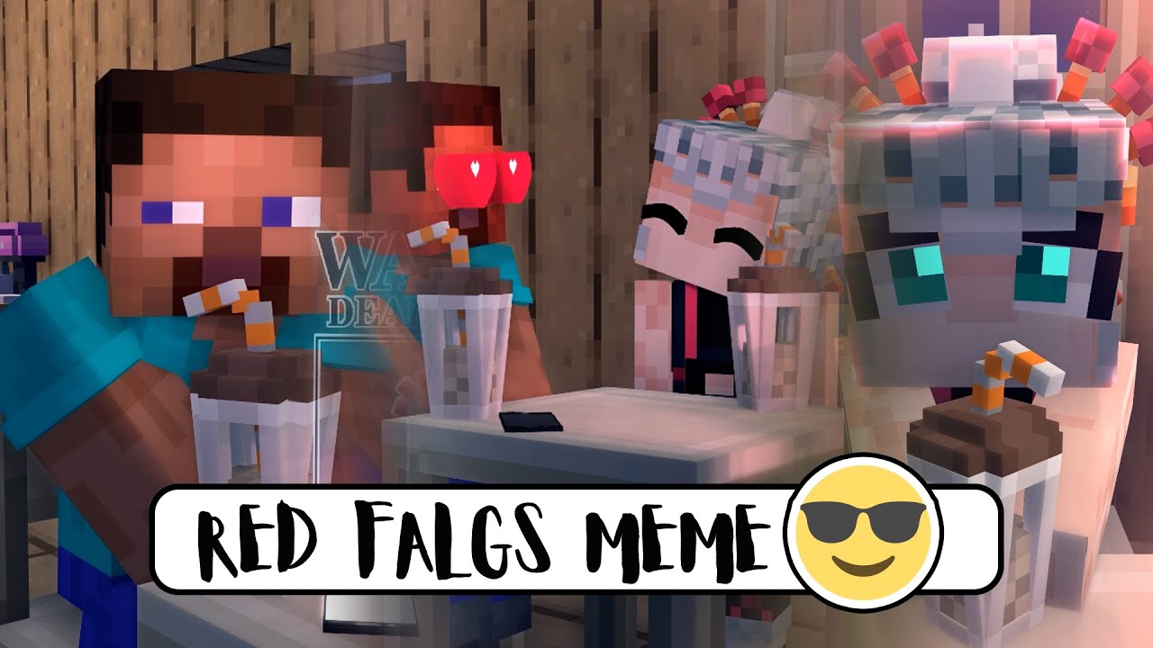 👻 Minecraft Animation｜😈 Red Flags Meme 1 | Date with DAKI 🧙‍♀️#redflags ...