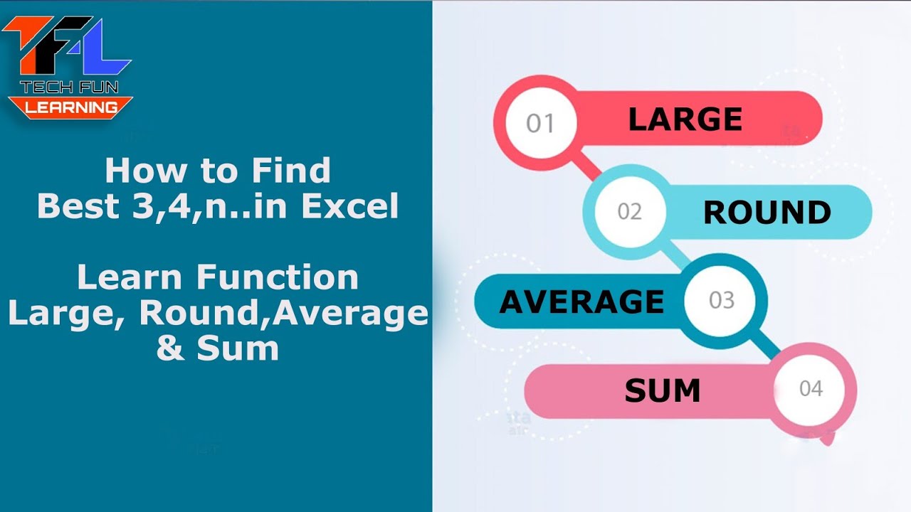 How To Find Best 3 In Excel Find SUM AVERAGE Of Best 3 4 n Value How To Find Best 3 In Excel Find SUM AVERAGE Of Best 3 4 n Value