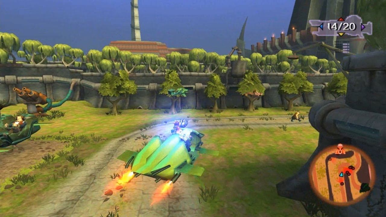 Jak II July Preview - Hover Car Peacemaker Glitch - YouTube