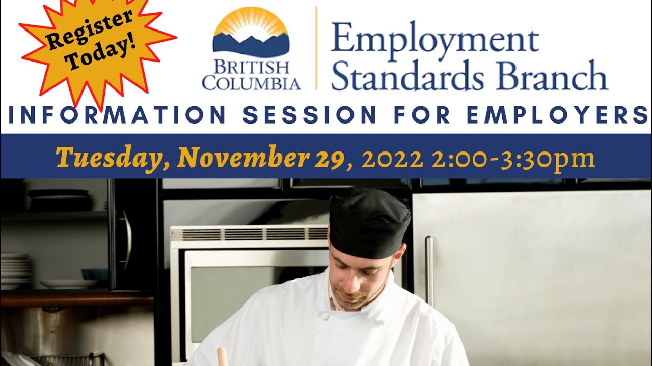 Employment Standards Info Session for Employers 2022 - YouTube