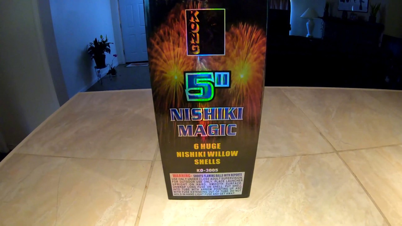 5" Nishiki Magic Canister Shells By Kong Fireworks (All 6 Shells) - YouTube