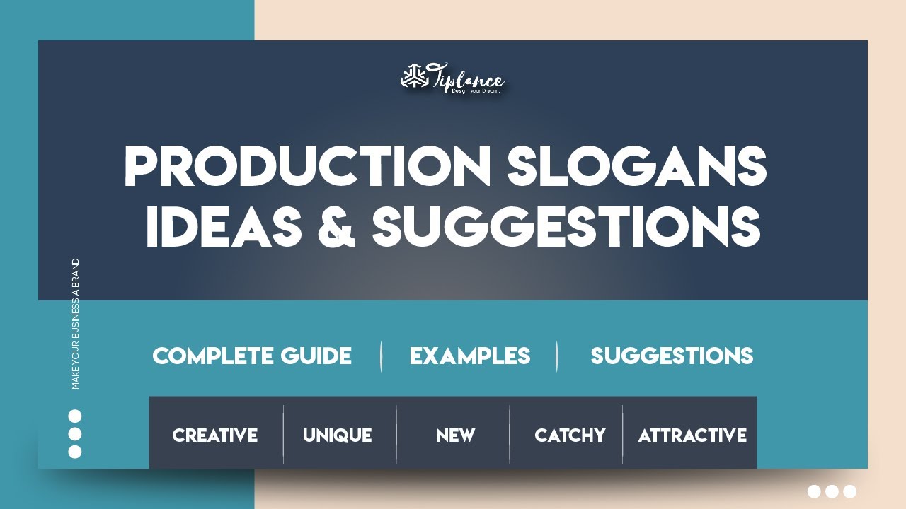 production slogans Ideas & Suggestions - YouTube