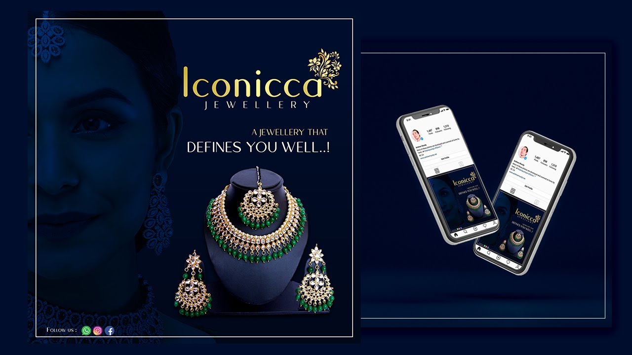 Wedding jewelry | Poster Design In Photoshop cc - YouTube