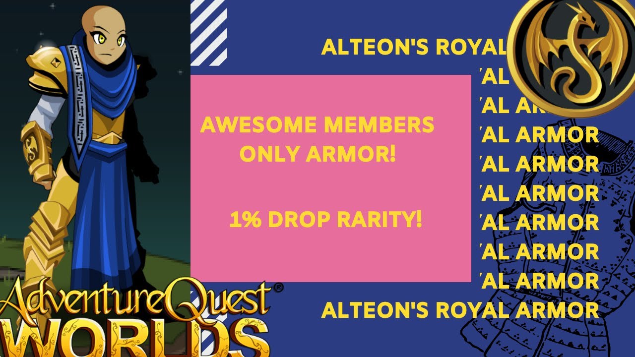 AQW - /Swordhavenfalls; AC TAGGED MEMBER ONLY ITEM. ALTEON'S ROYAL ...