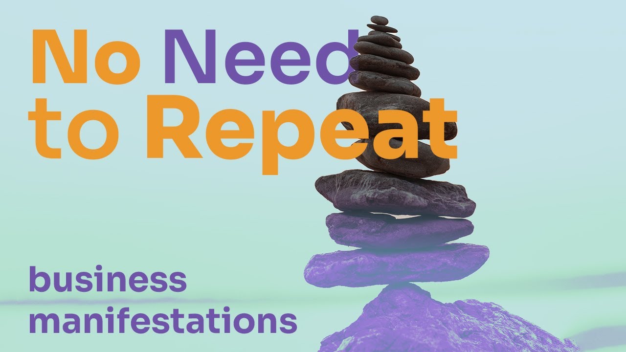 Once and Done: Set your Business Manifestation only Once. - YouTube