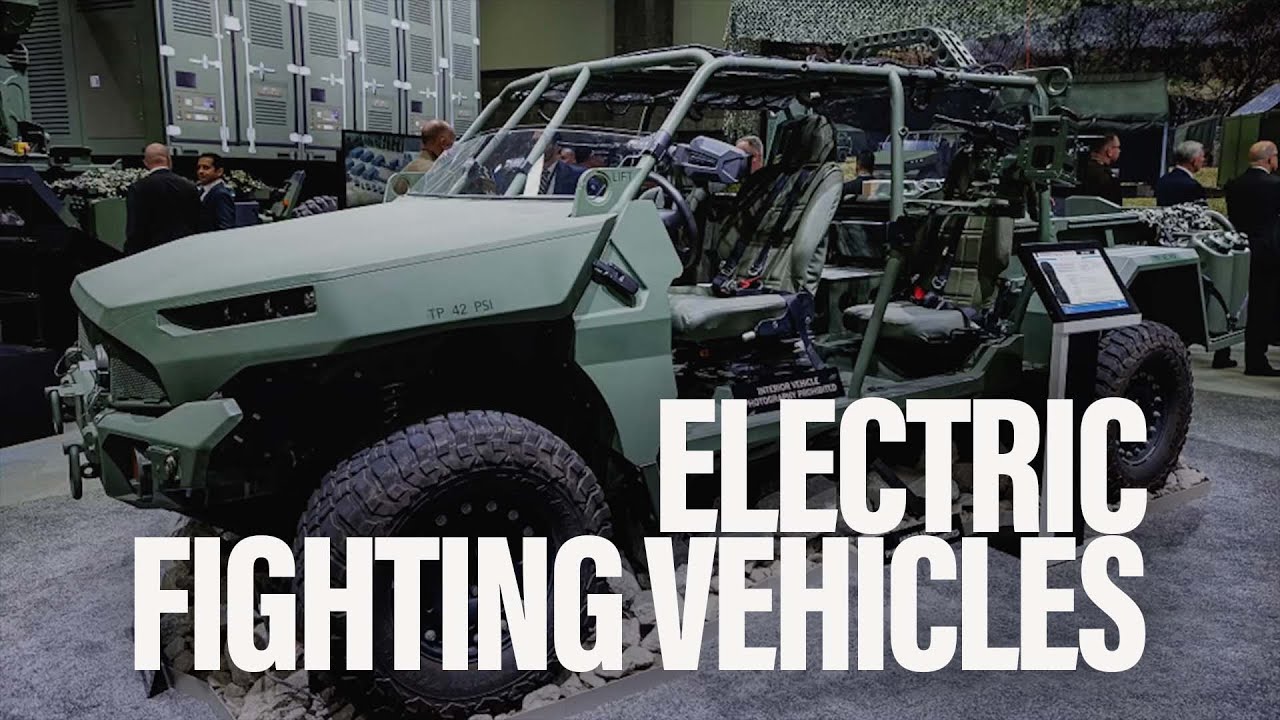 GM Defense displays hybrid electric battlefield assets - YouTube