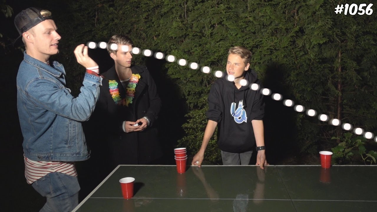 BEER PONG CHALLENGE! - ENZOKNOL VLOG #1056 - YouTube