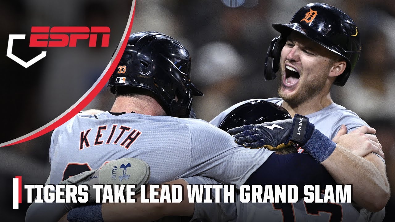 Parker Meadows hits go-ahead grand slam for Tigers in 9th inning vs ...