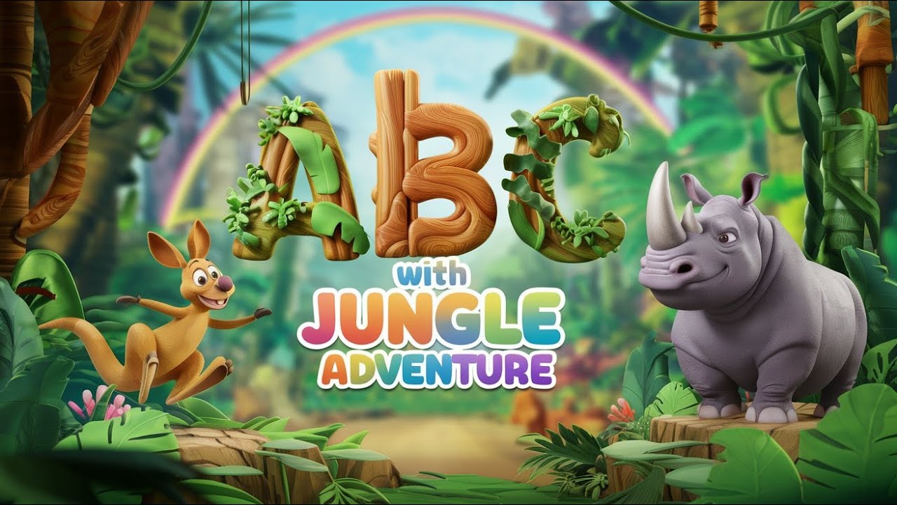ABC with Jungle Adventure | Fun Alphabet Learning for Kids with Animals ...