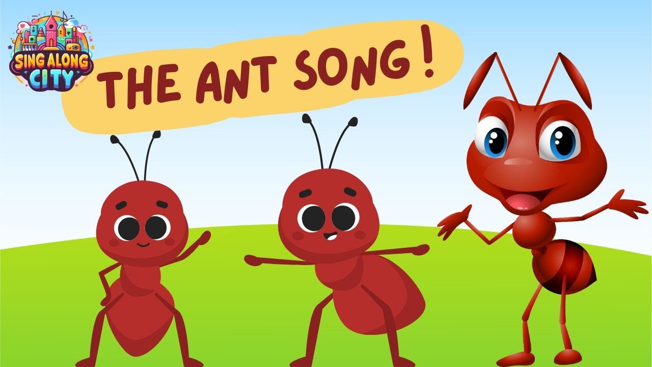 The Dancing Ant !| Sing and learn about the Ants ! | Fun kids sing ...