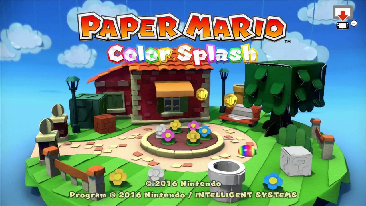 Paper Mario: Color Splash Walkthrough (Wii U) - Opening - Port Prisma ...