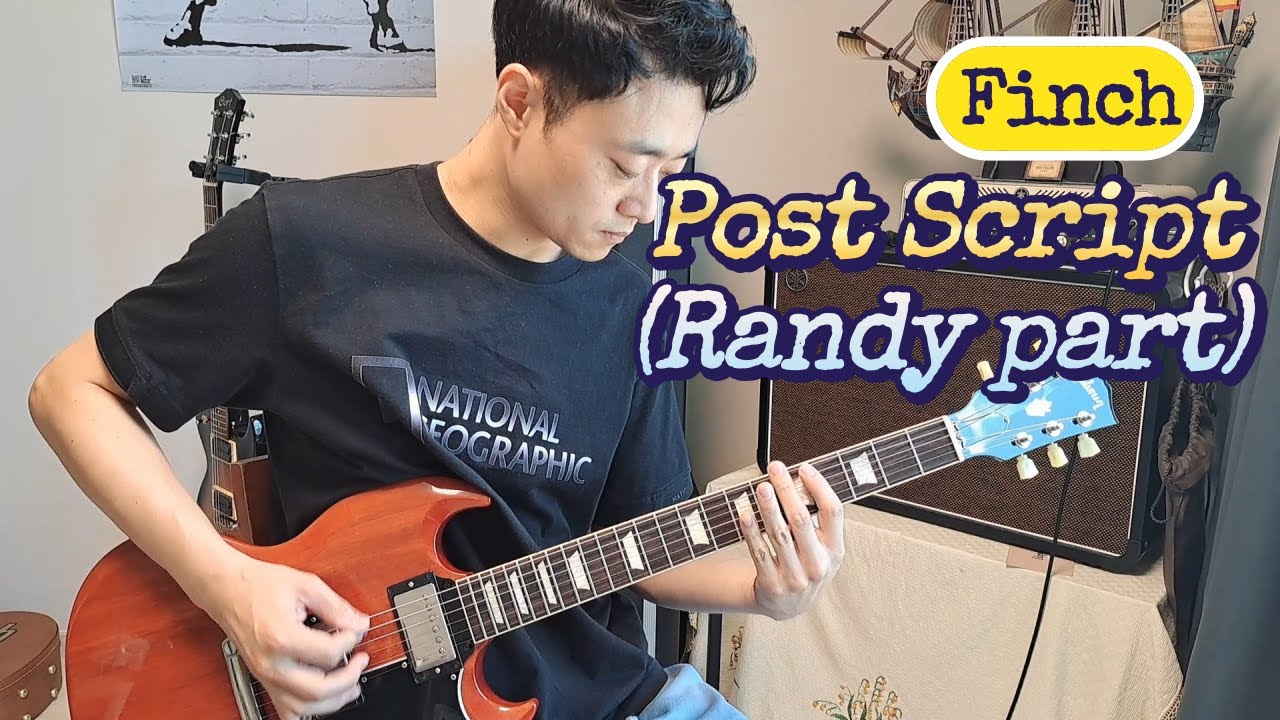 Finch - Post Script【Randy part Guitar Cover】 - YouTube