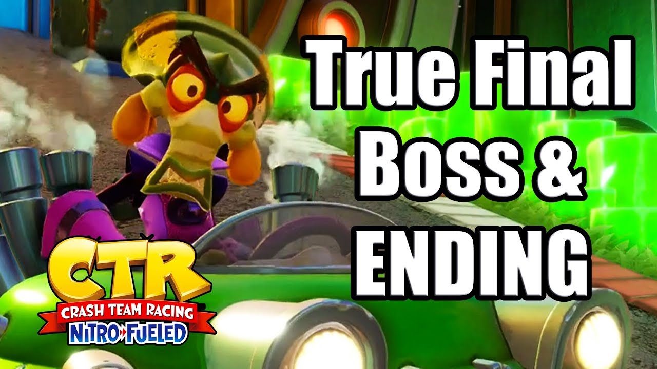 Crash Team Racing Nitro-Fueled - True Final Boss (Nitros Oxide), ENDING ...