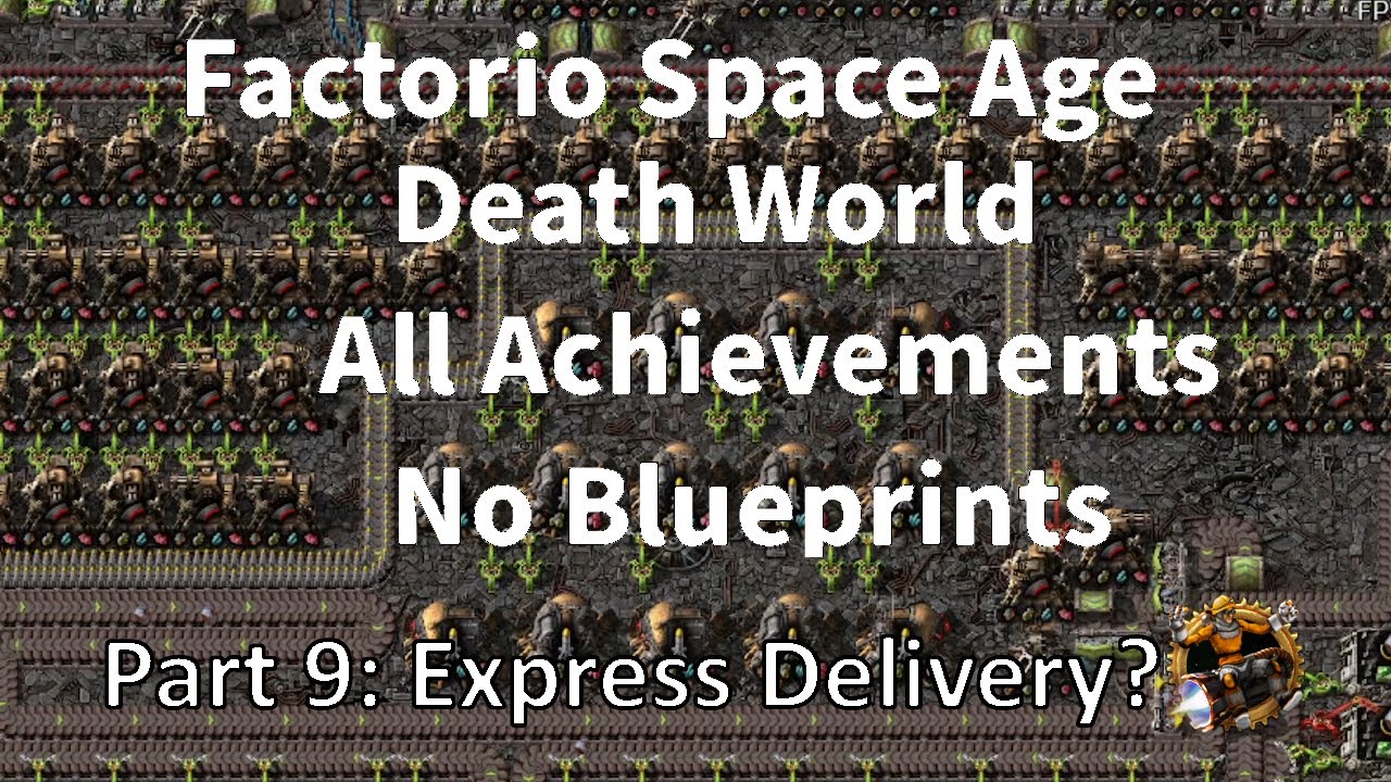 Factorio Space Age Death World 100% Part 9: Express Delivery? - YouTube