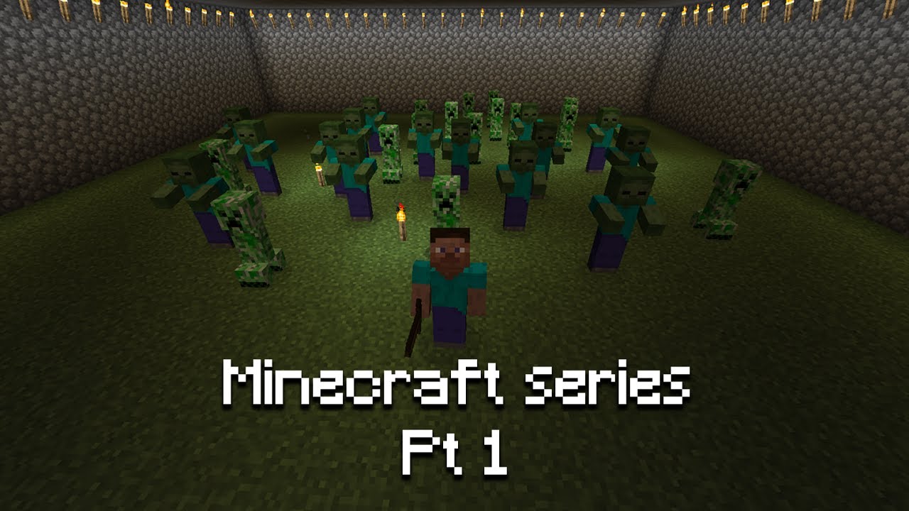 And The Minecraft Series Begins | Minecraft Part 1 - YouTube
