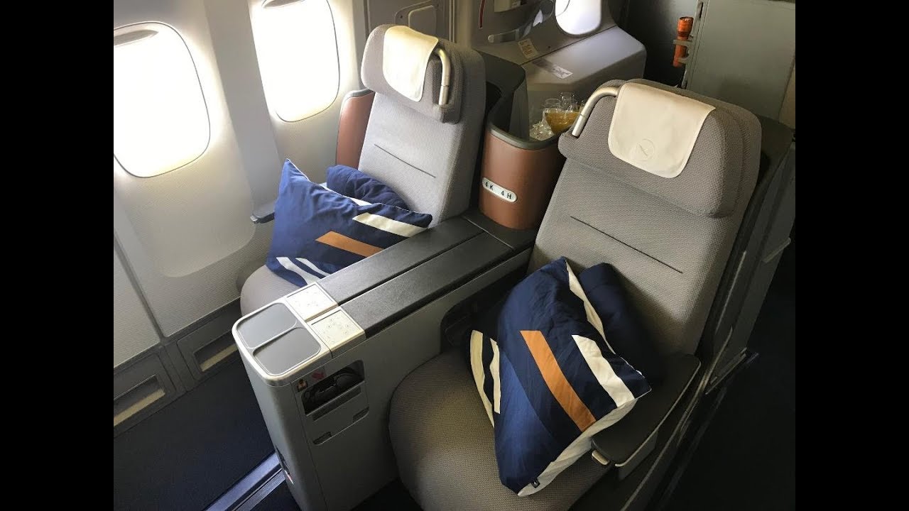 Lufthansa LH490 Frankfurt (FRA) to Seattle (SEA) -Business Class ...