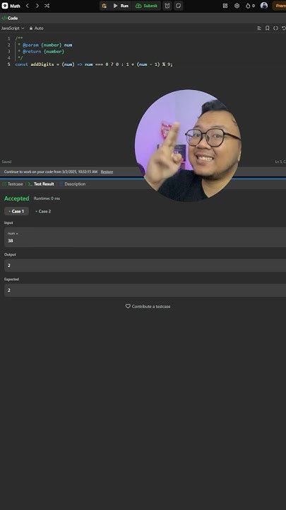 leetcode add digits - YouTube