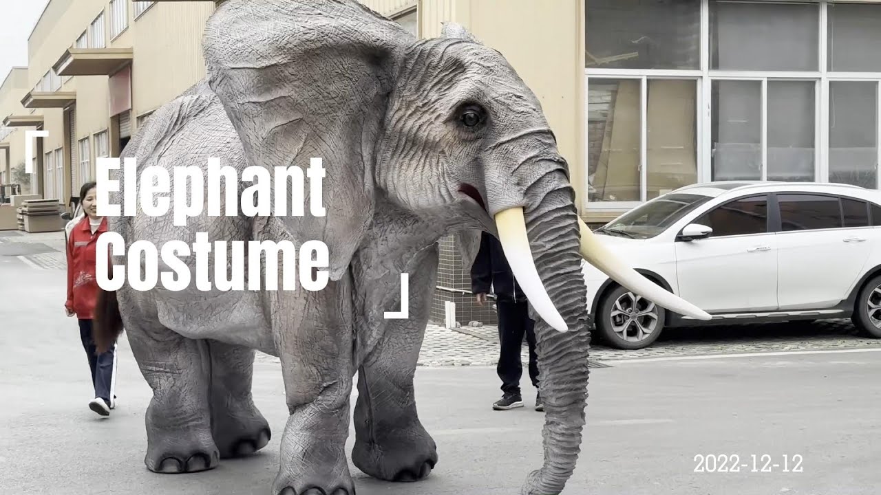 Dcep004 Upgraded Elephant Costume Youtube