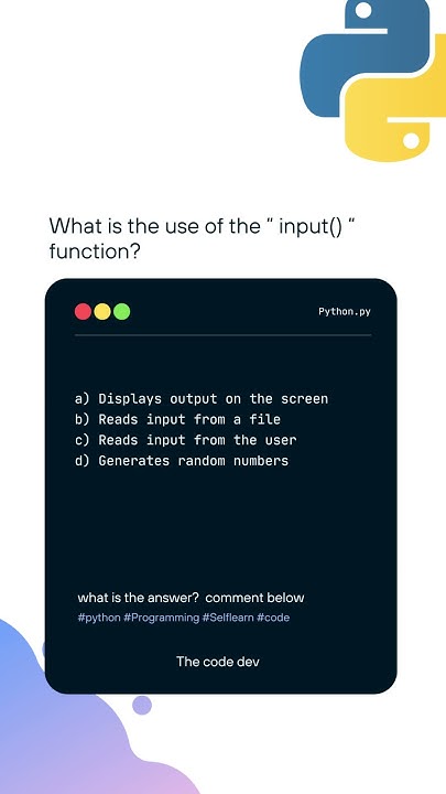 Day 5 Of Learning Python Input Pythonprogramming Pythonquiz Pythonprojects Python3 Youtube