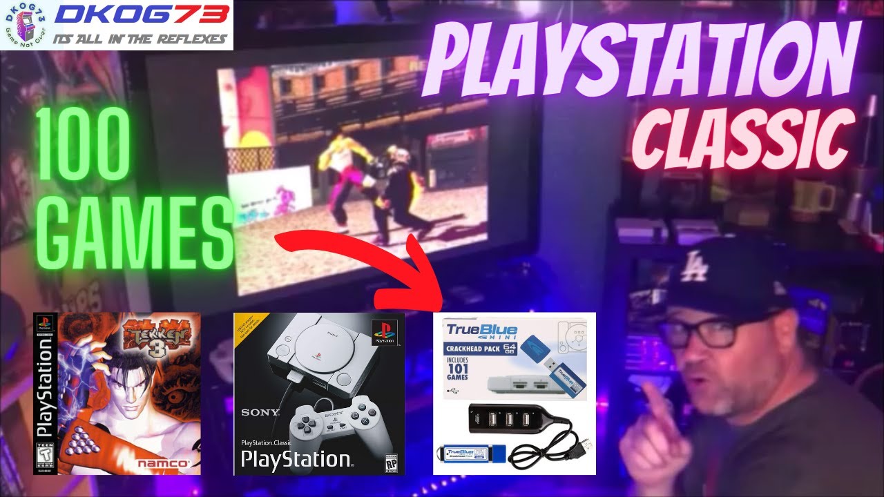 PlayStation Classic Mod | PS Classic TrueBlue Review | Tekken 3 ...