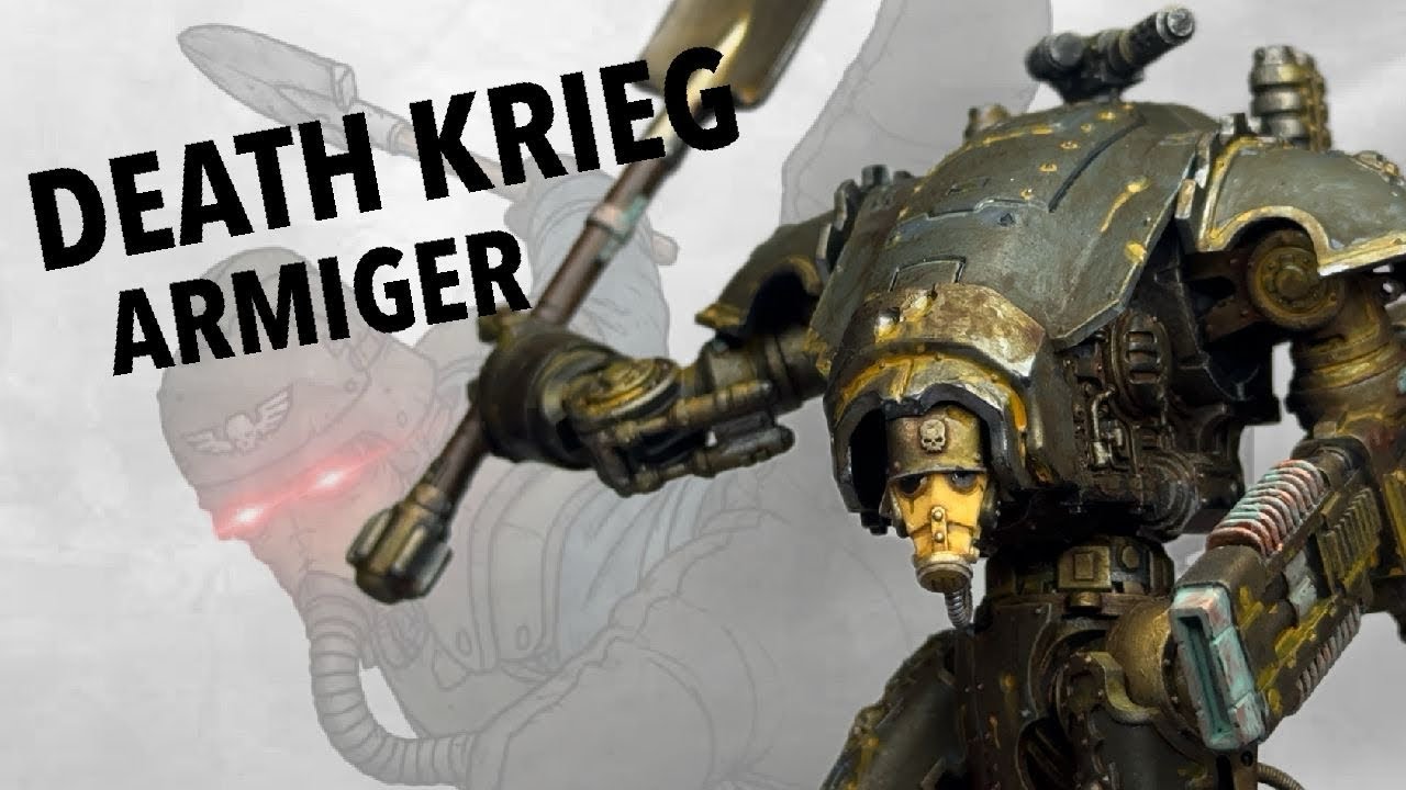 Kit bashing a 40K Knight into a Death Korps of krieg! - YouTube
