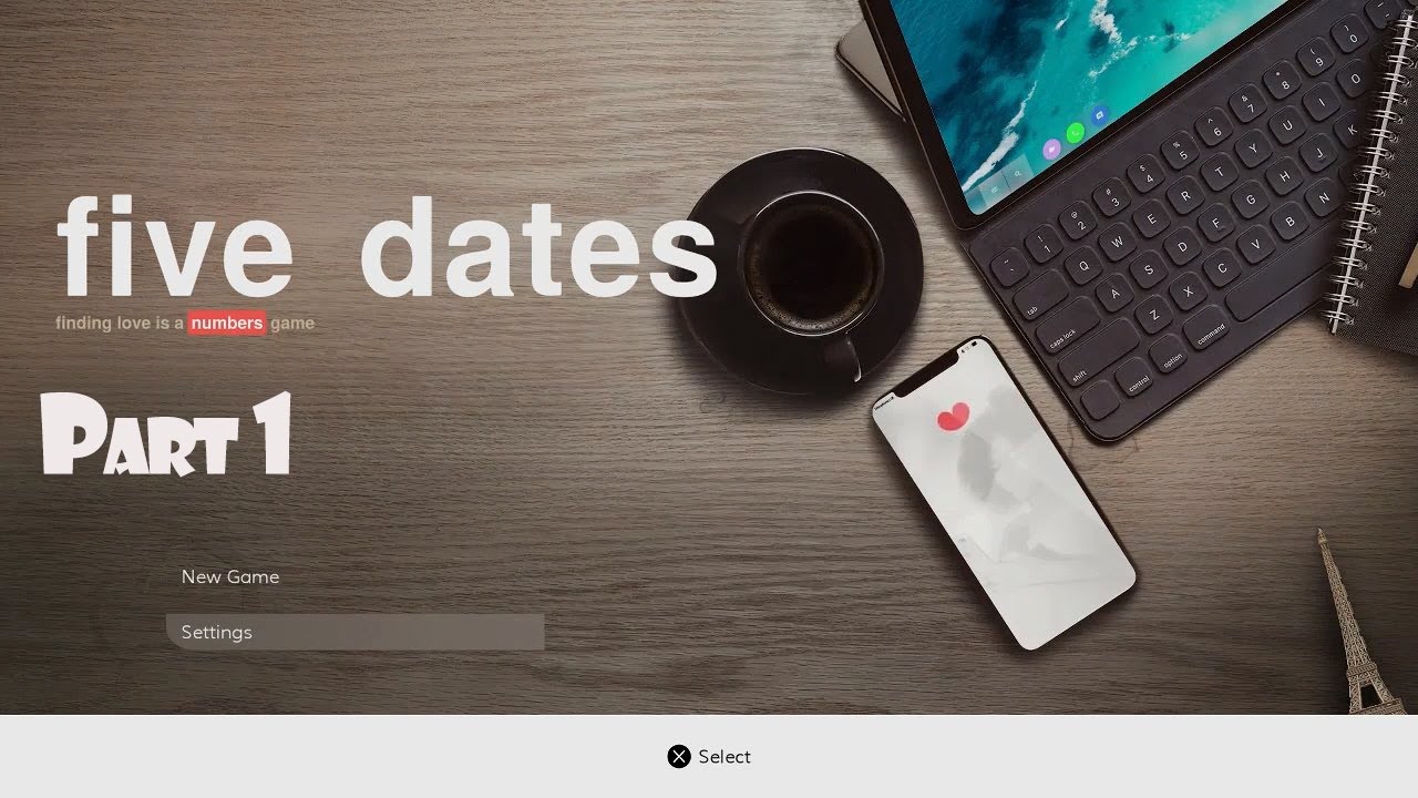 Five Dates (Game Walkthrough) part 1 - YouTube