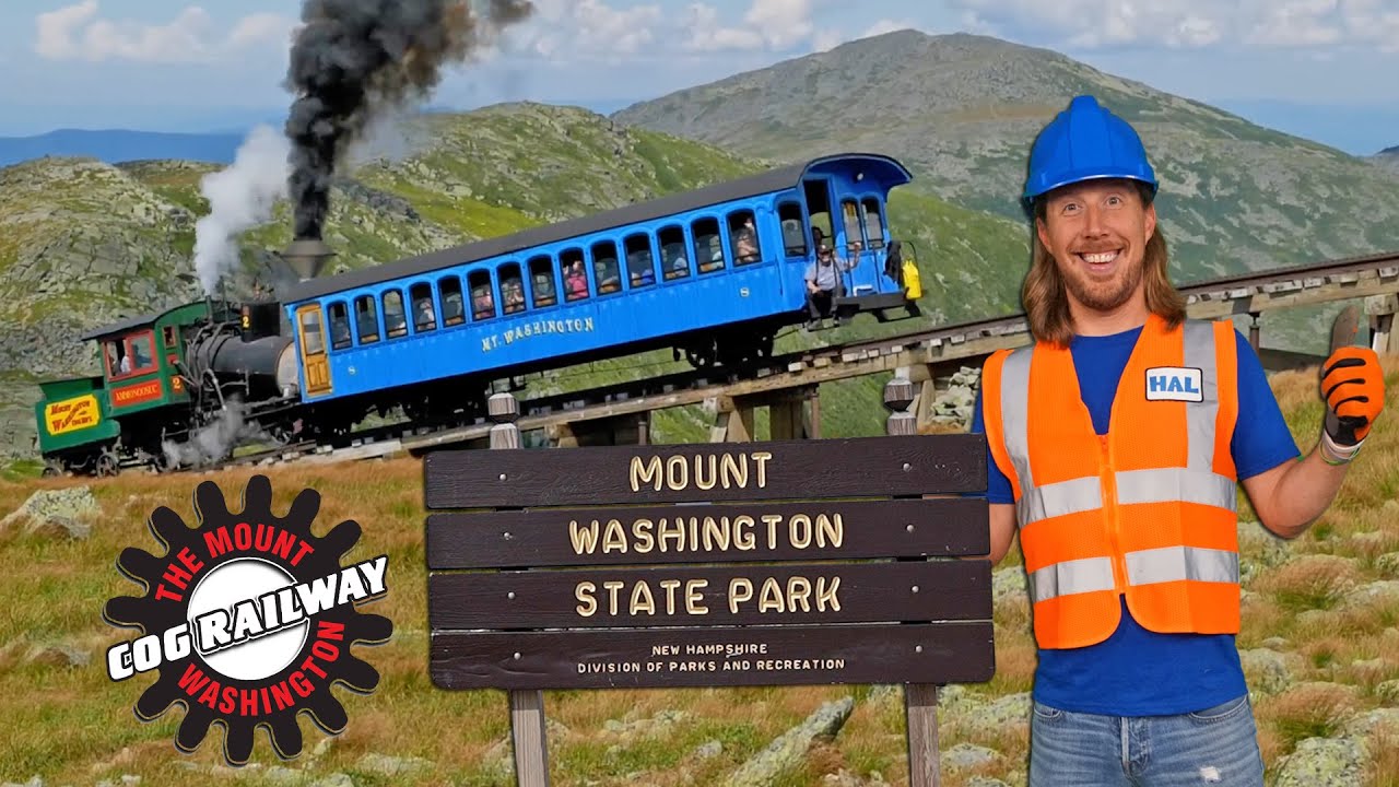 The Awesome Song with Trains | Handyman Hal rides a Train - YouTube