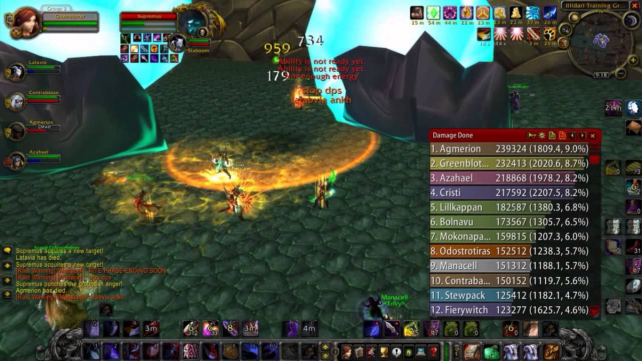 Supremus - Black Temple - Combat Rogue PoV - {Pug} Patch 2.4.3. - YouTube
