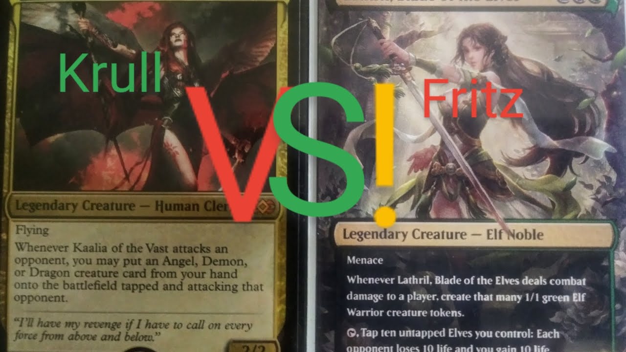 @FritzCrafts vs Krull mtg playtest - YouTube