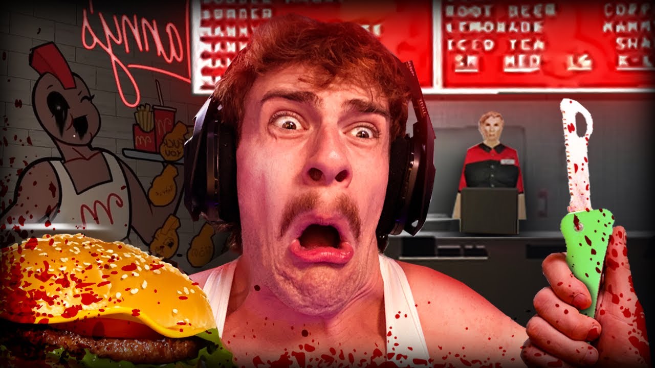 FAST FOOD HORROR GAME | Manny's - YouTube