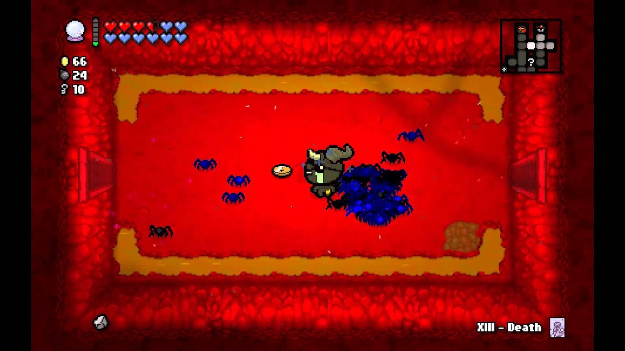 Isaac Rebirth - Brimstone + triple shot + homing shots + max damage ...