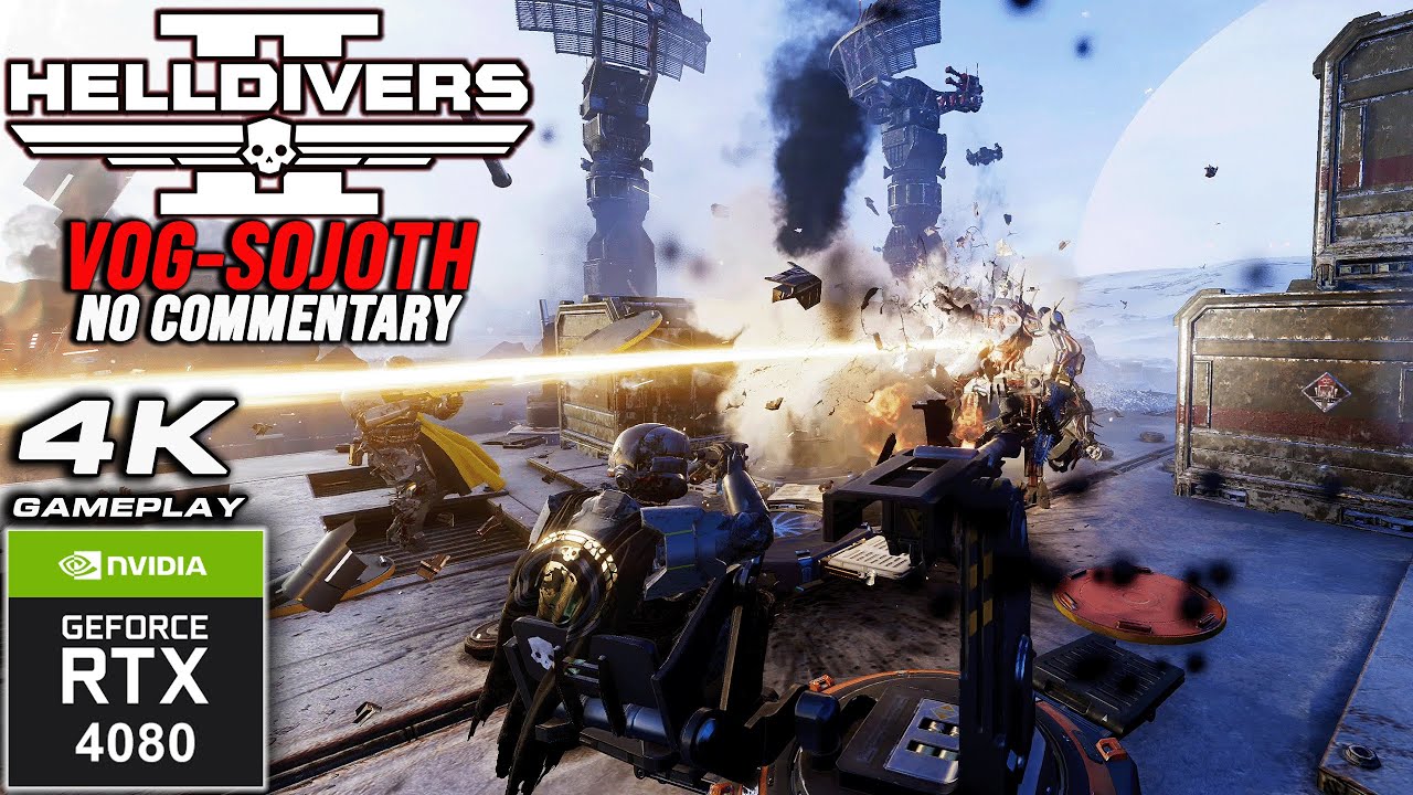 Helldivers 2: 4K Gameplay No Commentary ULTRA Settings | RTX 4080 P755 ...