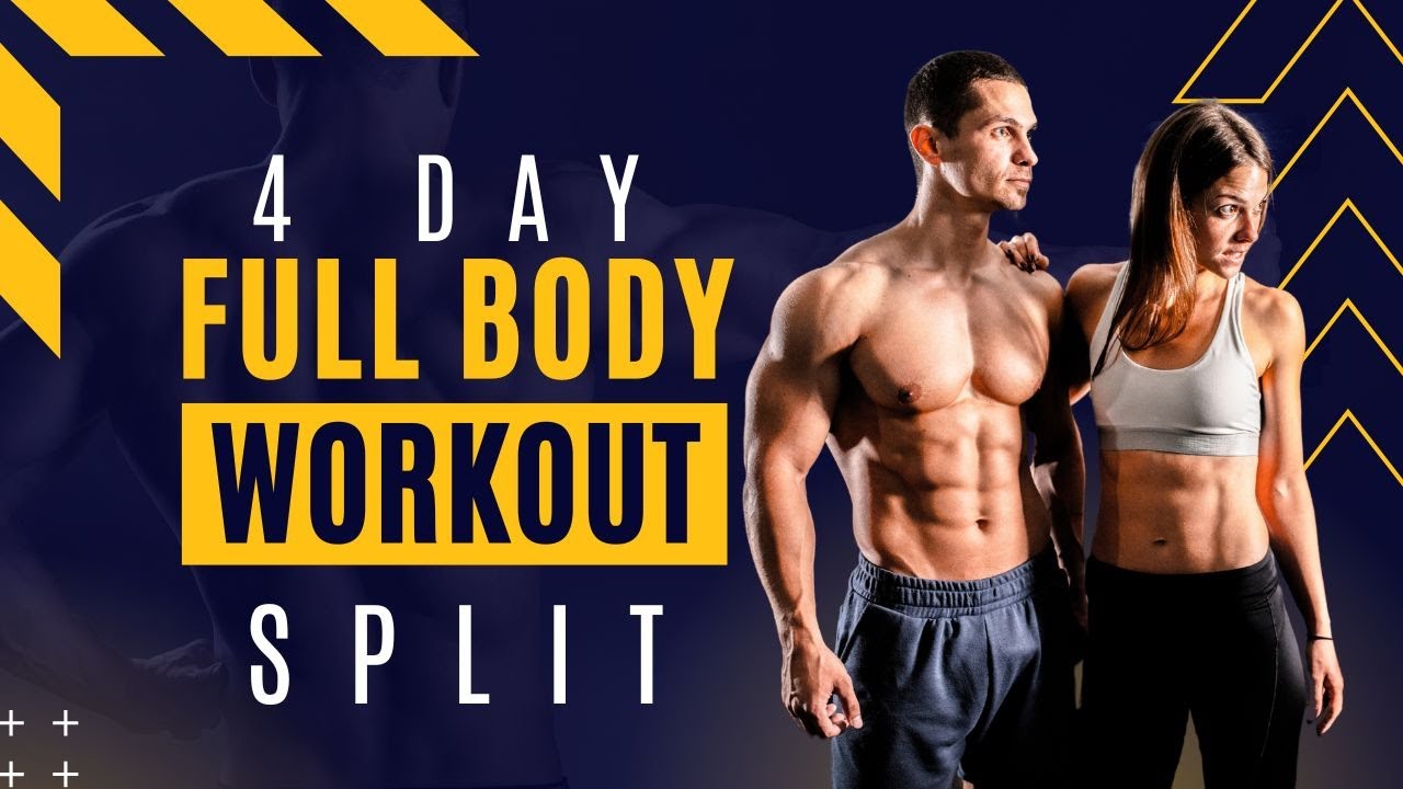Discover the TOP 4 Day Workout Split for Lean Muscle Gains - YouTube
