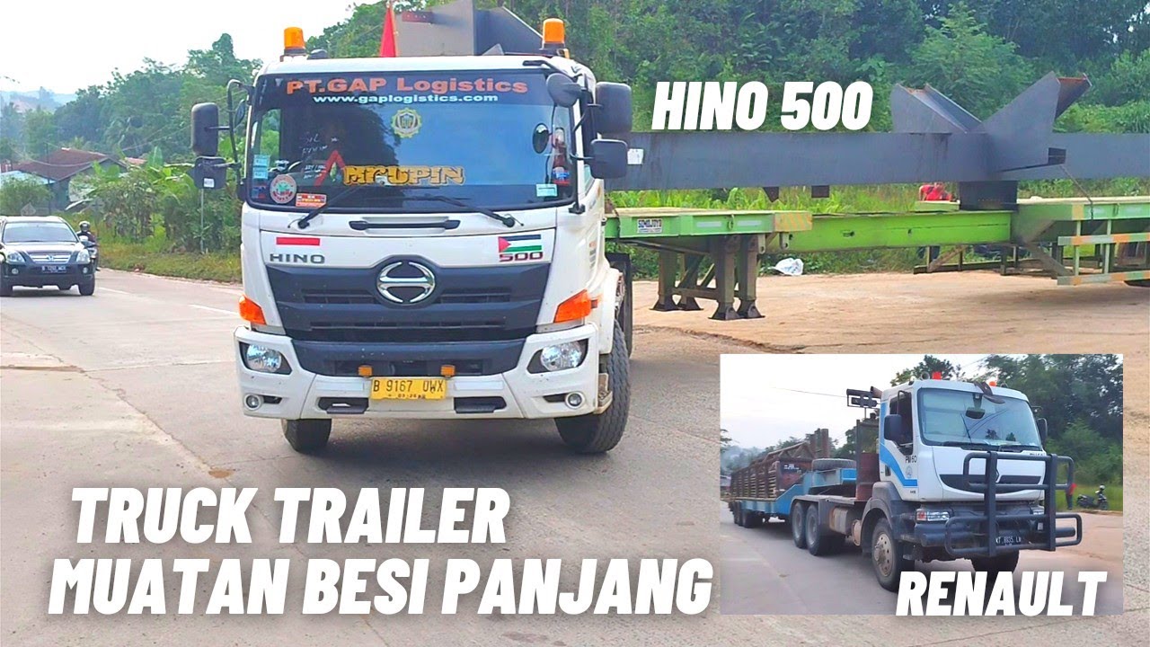 TRUCK-TRUCK BESAR BERMUATAN BERAT DAN PANJANG - TRUCK TRAILER, TRONTON ...