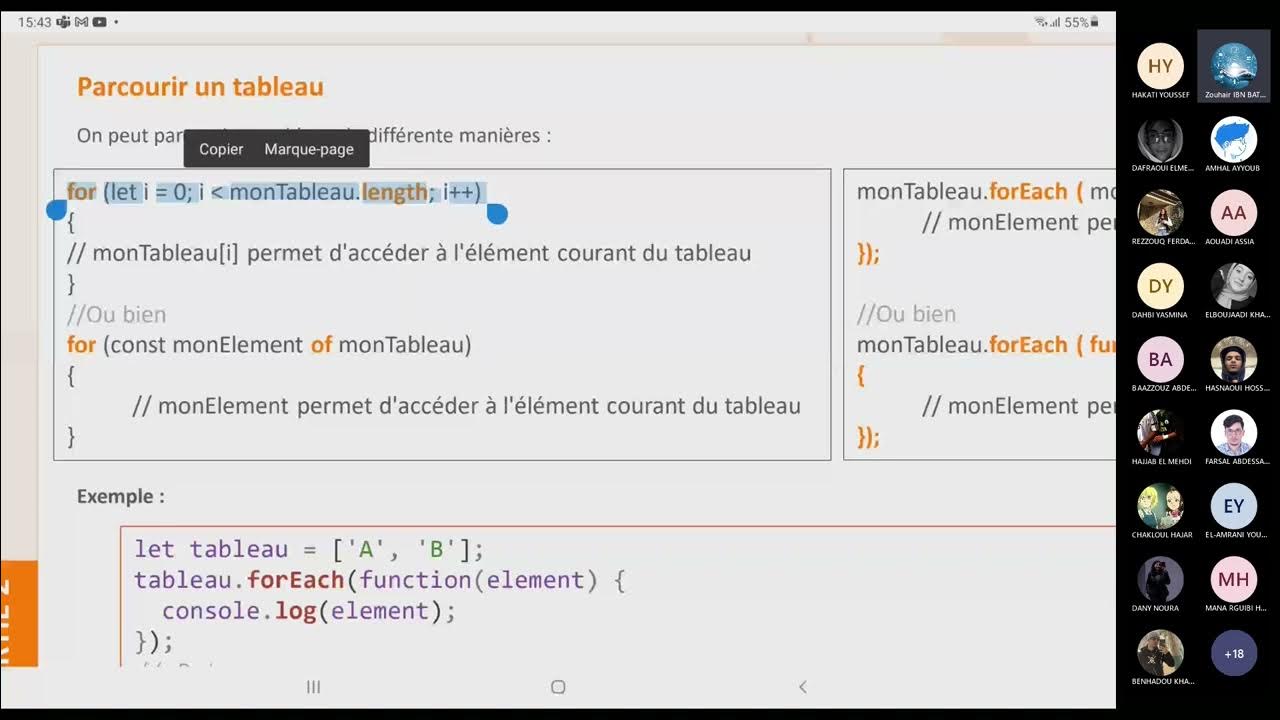 52. JavaScript: Les Tableaux Array - YouTube