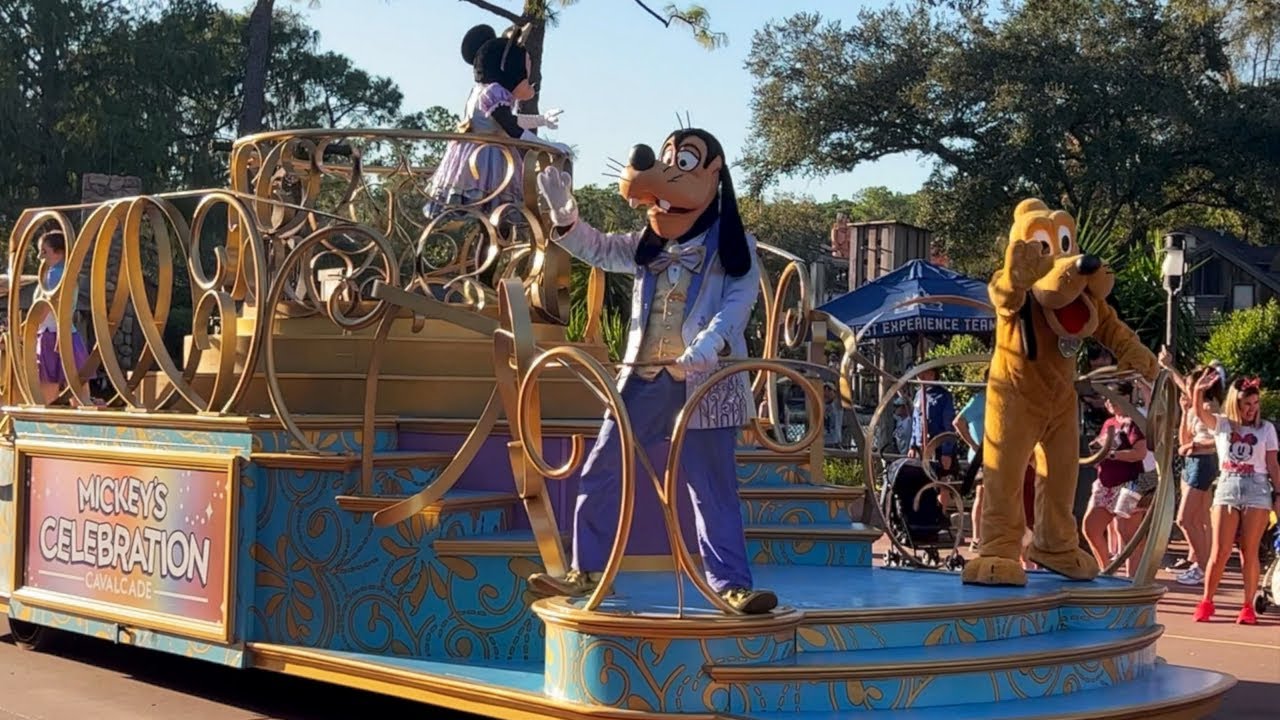 Mickey's Celebration Cavalcade Parade - Disney World 50th Anniversary ...