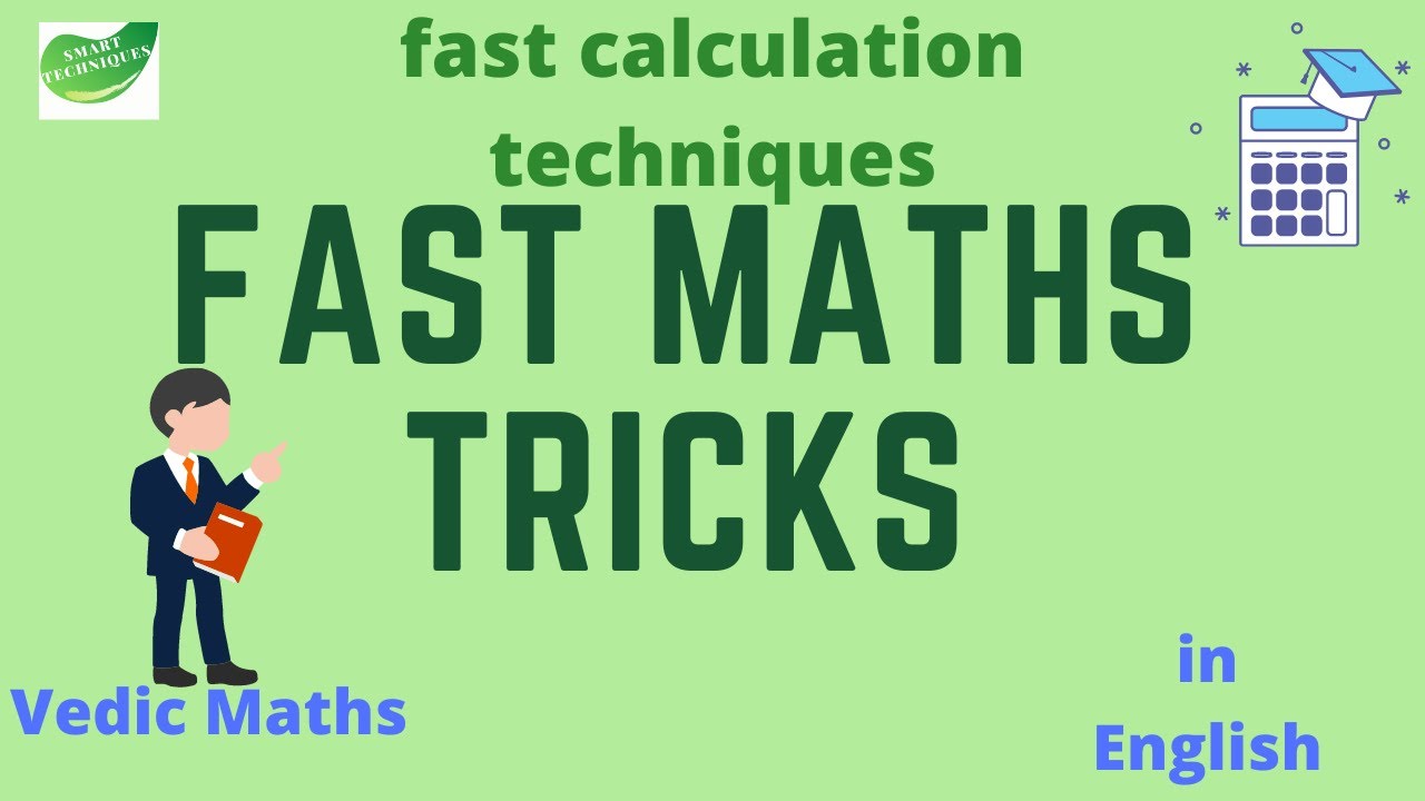 Fast maths tricks in English ,Fast calculation tricks, Vedic maths ...