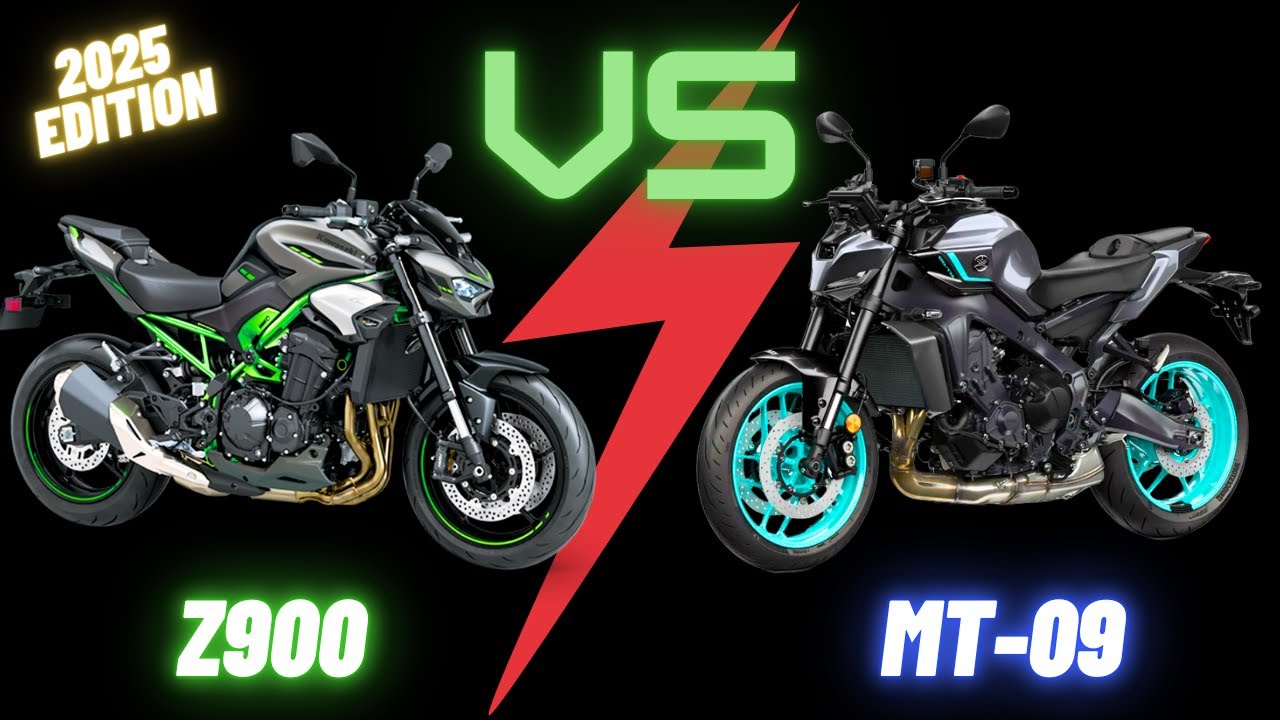 Kawasaki Z900 Vs Yamaha MT-09 - Best Naked in 2025? - YouTube
